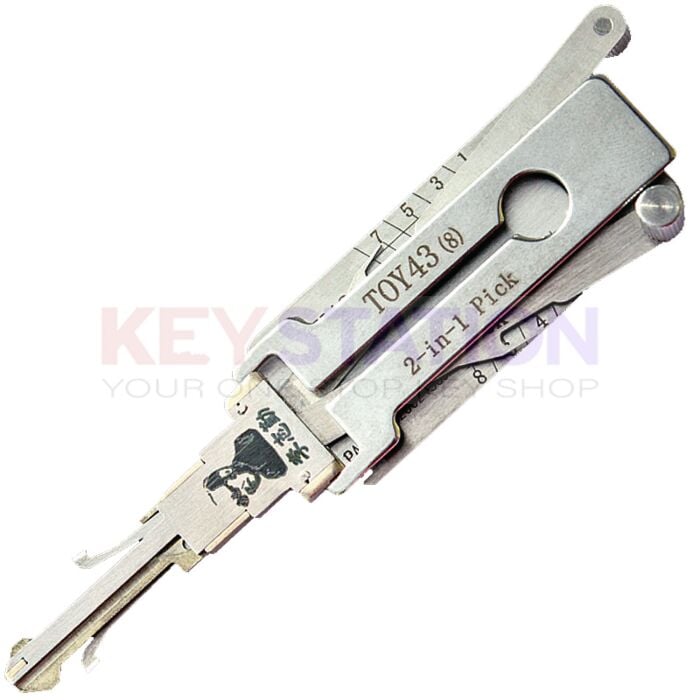 Toyota TOY43 8 Cut Lishi Pick & Decoder - Twin Lifter - For Doors ...